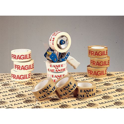 Silent polypropylene adhesive - Printed - Fragile - Manutan.co.uk