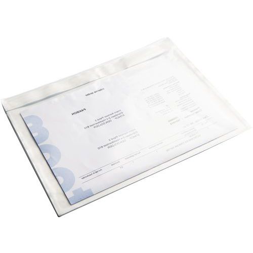 Document wallet - White Kraft paper - Print-free - Manutan.co.uk