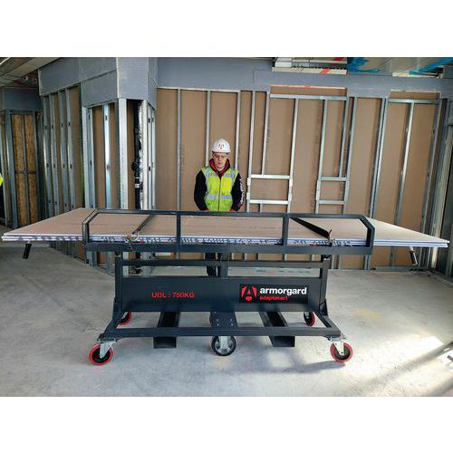 Board/Panel Holding Trolley | Pivoting Rack | Armorgard Adaptakart