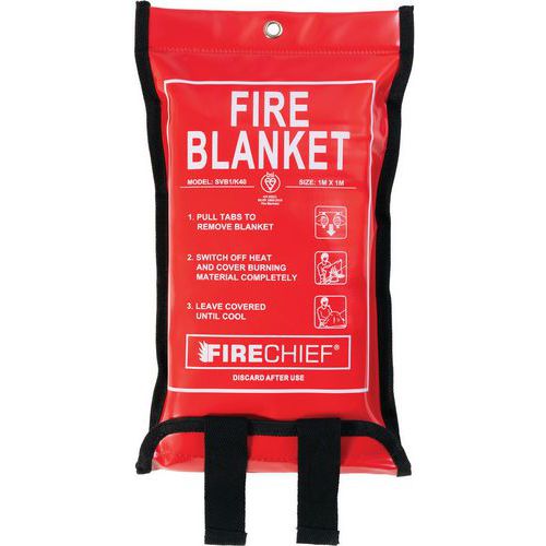 Fire Smothering Safety Blanket - Soft Case - 1100x1100mm - Firechief ...