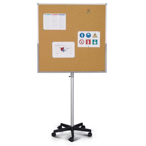 Double-sided mobile information board | Manutan UK
