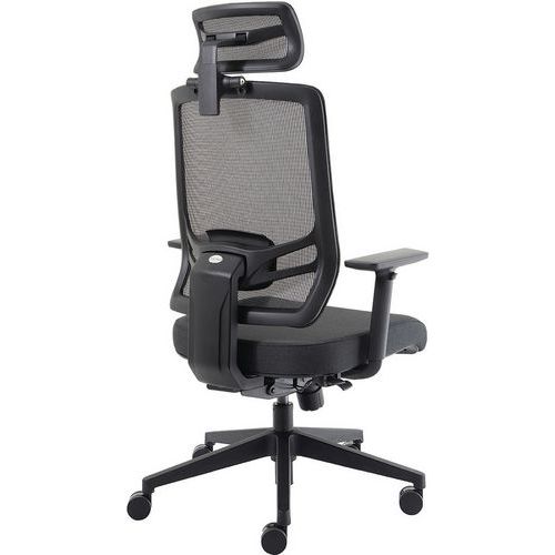 Ergonomic Operator Office Chair - Mesh/Fabric - Dynamic Ergo - Manutan ...