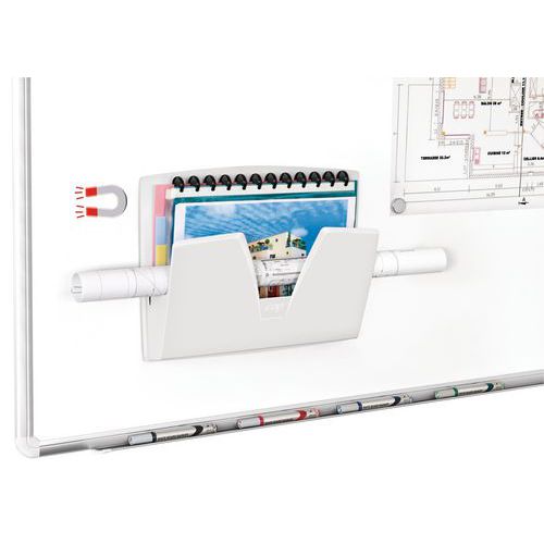 Magnetic wall-mounted letter tray - CEP - Manutan.co.uk