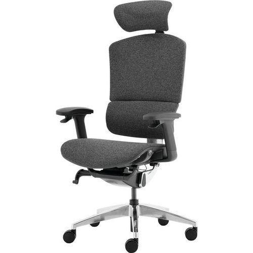 Ergonomic Operator Office Chair - Mesh/Fabric - Dynamic Ergo Click ...