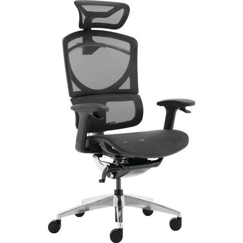 Ergonomic Operator Office Chair - Mesh/Fabric - Dynamic Ergo Click ...