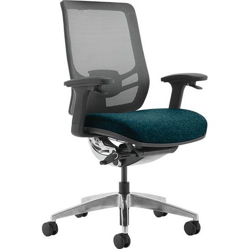 Ergonomic Operator Office Chair - Mesh/Fabric - Dynamic Ergo Click ...