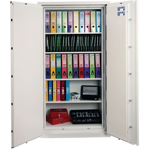 Office Cupboard & Safe - Fingerprint Locking - Manutan UK