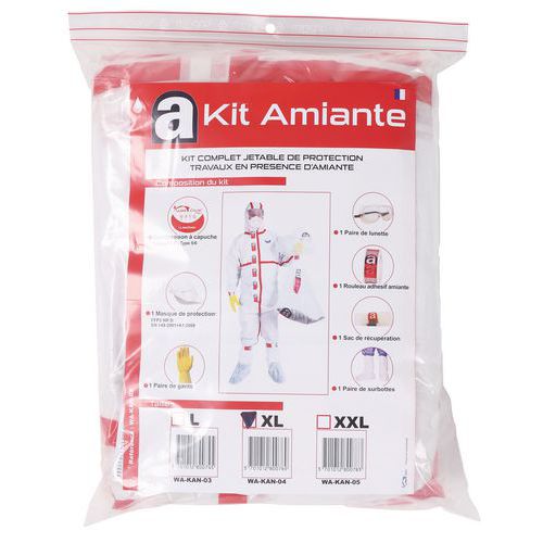 Complete disposable asbestos-protection kit - WeeSafe - Manutan.co.uk