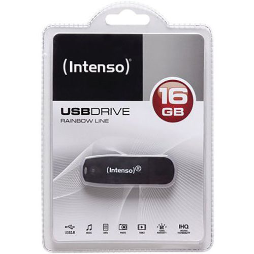Rainbow Line USB 2.0 stick - Intenso - Manutan.co.uk
