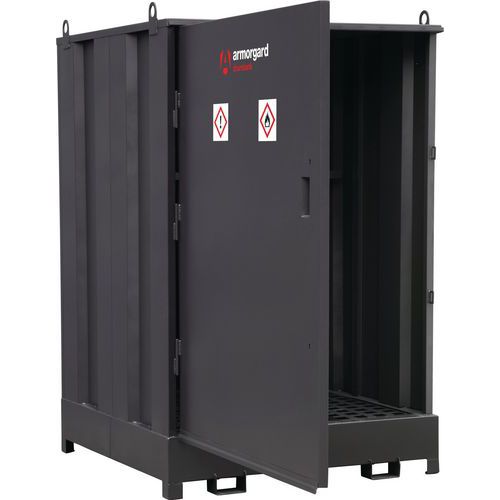 Enclosed Armorgard Drumbank - Indoor/Outdoor Barrel/Drum Storage Unit ...