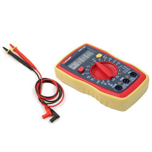 7-in-1 digital multimeter with probes - Velamp - Manutan.co.uk