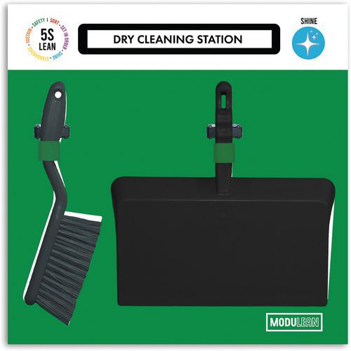Small Lightweight Cleaning Shadow Board – Modulean 5S Lean Station ...