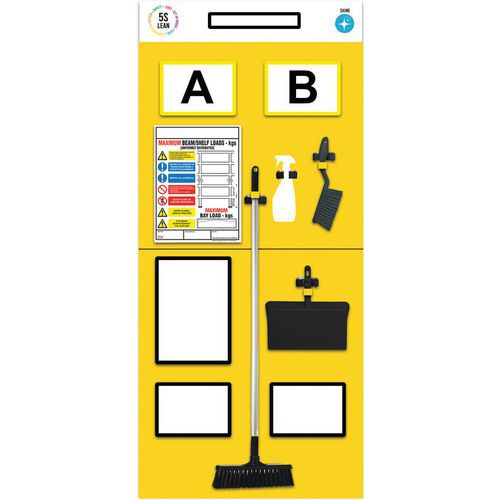 Rack End Cleaning Shadow Notice Boards - Double Aisles - Modulean ...