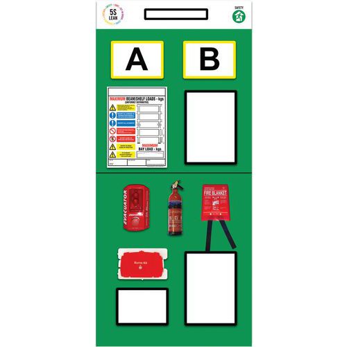 Rack End Fire Safety Shadow Board Station – Modulean Double Aisle ...