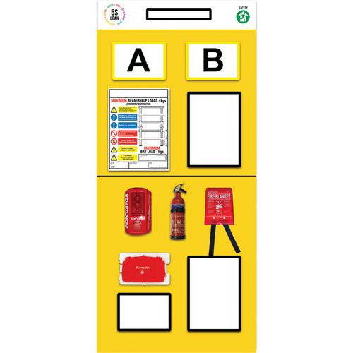Rack End Fire Safety Shadow Board Station – Modulean Double Aisle ...