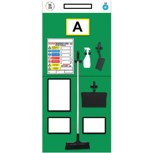Rack End Cleaning & Notice Shadow Board Station – Modulean Single Aisle ...