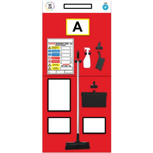 Rack End Cleaning Shadow Notice Boards - Single Aisles - Modulean ...