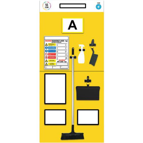Rack End Cleaning & Notice Shadow Board Station – Modulean Single Aisle ...