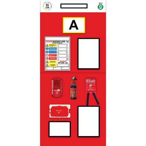 Rack End Fire Safety Shadow Board Station – Modulean Single Aisle ...