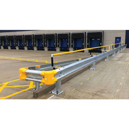 Armco Crash Barrier Corners - Road Safety Traffic Barriers - Manutan ...