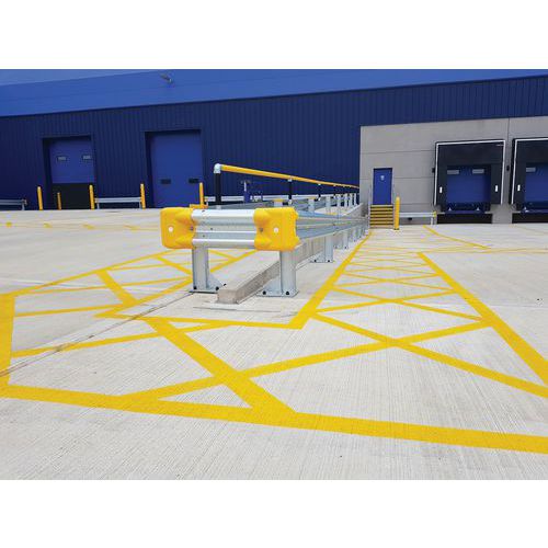 Armco Crash Barrier Corners - Road Safety Traffic Barriers - Manutan ...