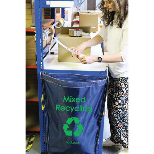 Mini Warehouse Racking Recycling Bags – Racksacks for Industrial Waste ...