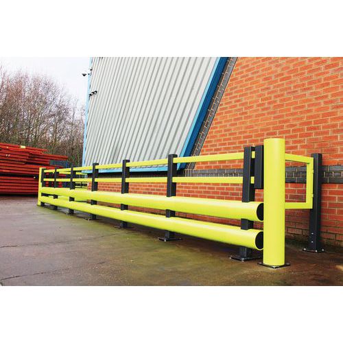 Pedestrian Bumper Barrier - Double Bumper - Road/Pedestrian Safety ...