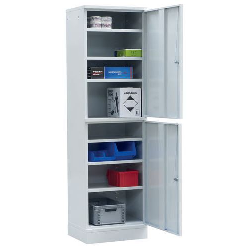 Tall Tool Cabinet - Two Doors - Manutan UK