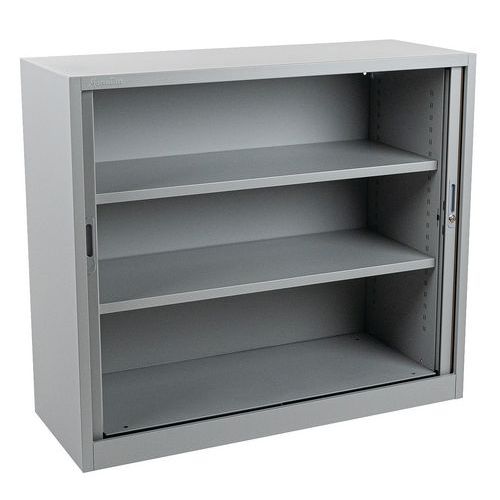 PVC Tambour Door Cupboard | HxWxD 1050x1000x450mm | 10 Year Guarantee