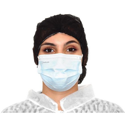 Black disposable cap, HACCP compliant and food-safe - Manutan.co.uk