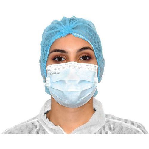 Blue disposable cap, HACCP compliant and food-safe - Manutan.co.uk