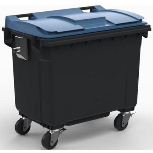 Mobile waste-sorting container - Metal trunnions - SULO - Manutan.co.uk