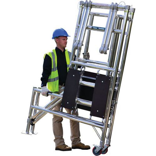 Industrial Podium Steps | 3-5 Treads | 1-1.5m High