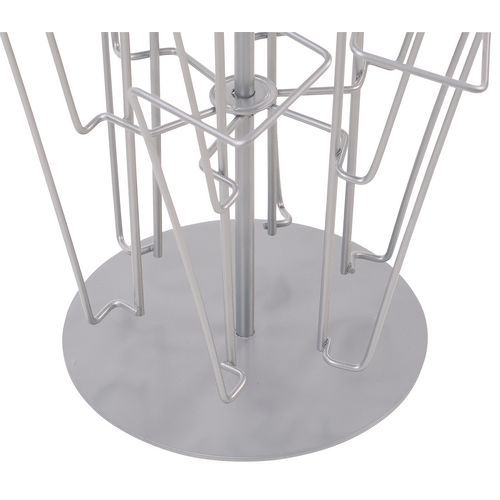 9 Compartment Brochure Carousel | Presentation & Display | Manutan
