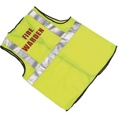 Fire Marshal High-Vis Vest | PPE | Fire Alarms | Manutan UK