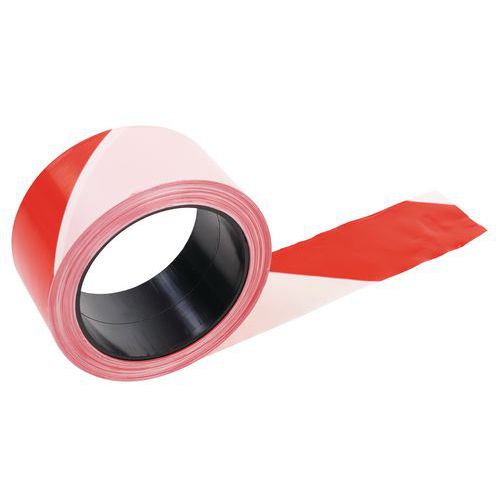 Hazard Polyethylene Tape - Red & White Stripes - Manutan Expert ...