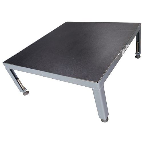 Stepstool with adjustable platform | Manutan UK