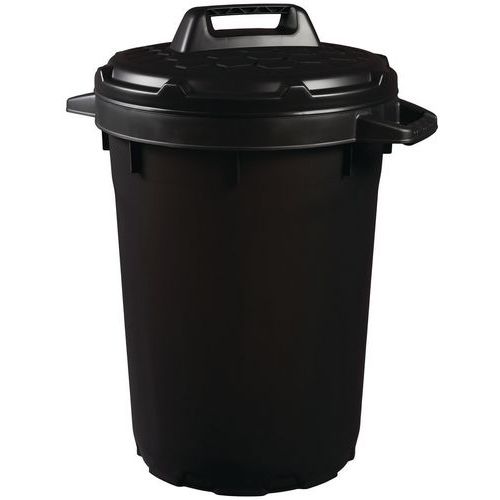 90 L Heavy Duty Waste Bin and Lid | Waste Management | Manutan UK