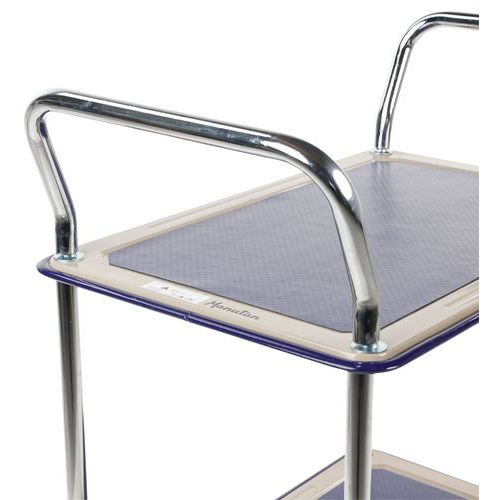 Trolley with 2 shelves - Capacity 120 kg - Manutan Expert - Manutan.co.uk