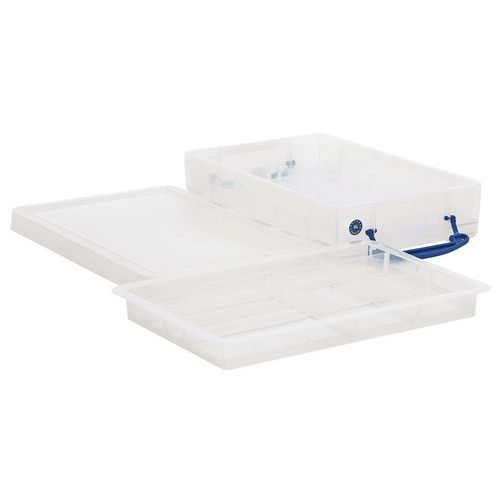 4L Clip Lock Storage Box | Clear Really Useful Boxes | Manutan UK