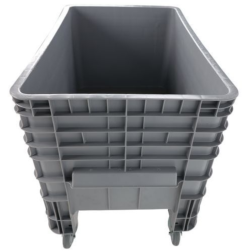 Stackable pallet container | Solid walls | On wheels | Manutan UK