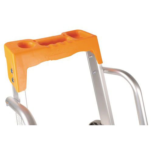 Professional aluminium step ladder with ramp - Manutan Expert - Manutan ...