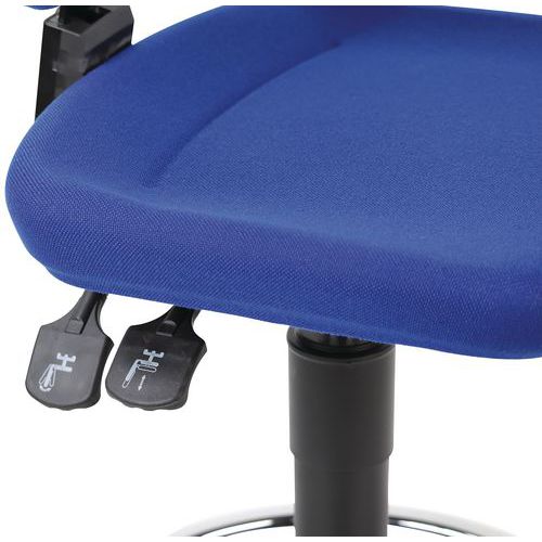 Bismos Unitec high workshop chair - Ergonomic - Manutan.co.uk