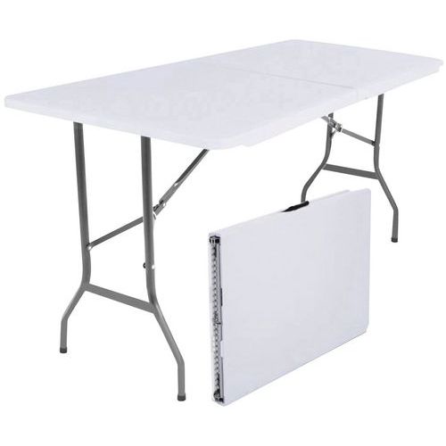 Lifetime rectangular table with case | Manutan UK