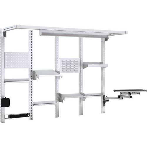 Bott Cubio 2000mm Frame Kit | 3 Shelves, Panels, Arm, Bracket & Rails