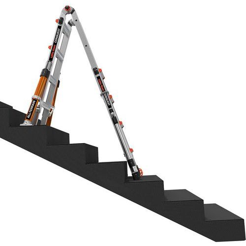 Professional Aluminium Ladder - 4-6 Treads - Little Giant Conquest PRO ...