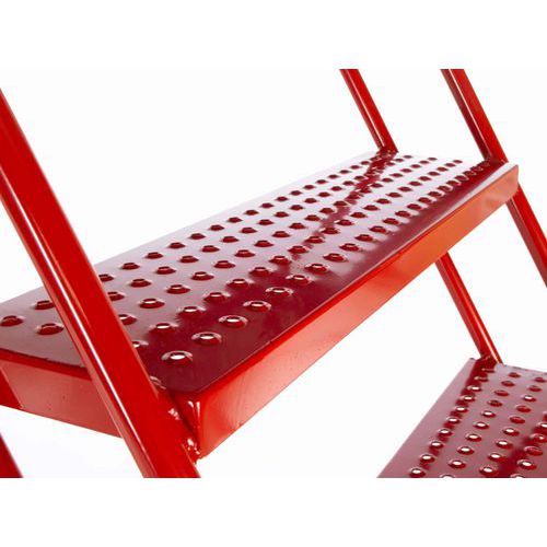 Steel Platform Ladder - 6-15 Punched/Anti-slip Treads - TB Davies MOB ...