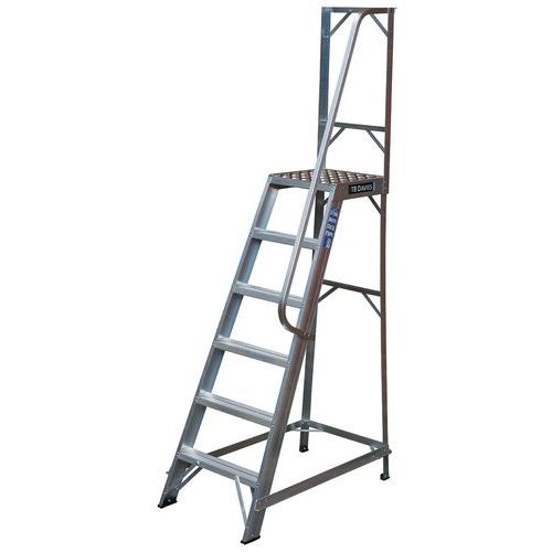 Industrial Single Sided Steps | Ladders | Manutan UK