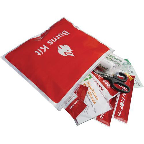 Burn Stop Burns Maxi Kit in Vinyl Wallet for Response & Safety