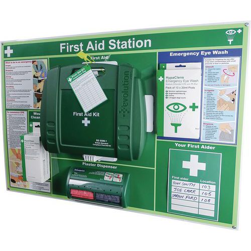First Aid Kit | Comprehensive Large Wall-mounted Evolution Station